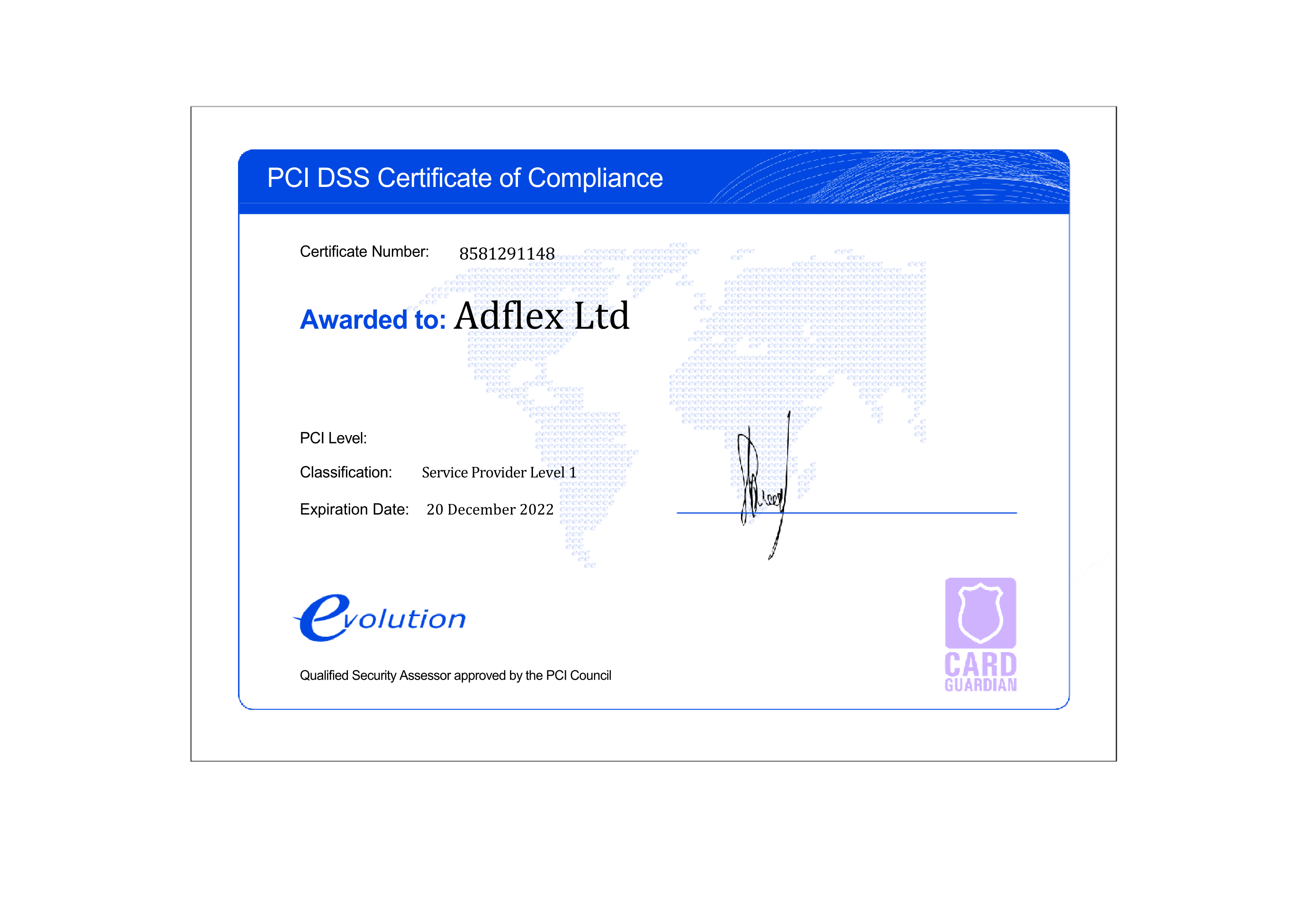PCI-DSS Compliance | Adflex Global Payment Processing Company